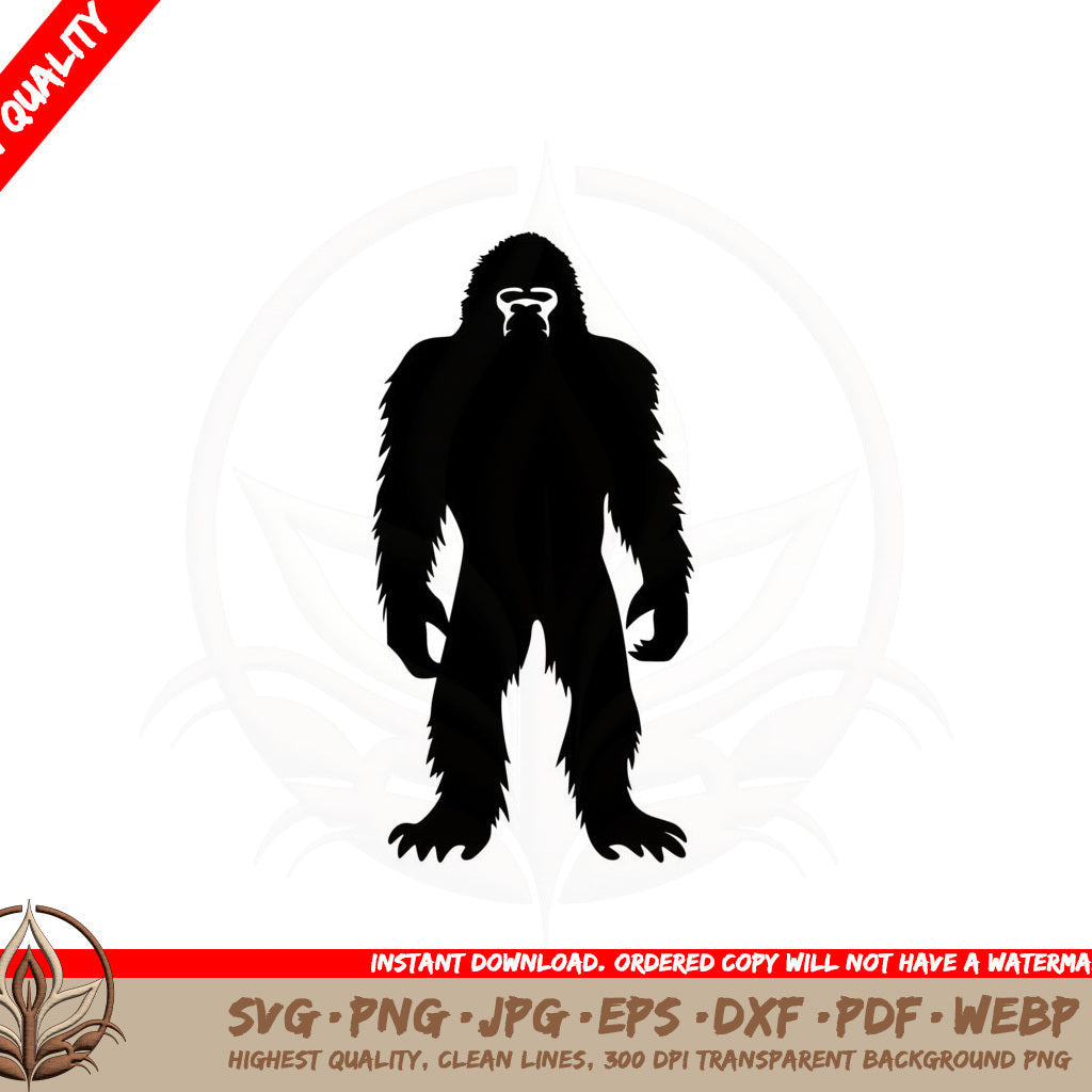 Big Foot SVG PNG JPG AI PDF DXF EPS WebP - Digital Download – Gabe ...