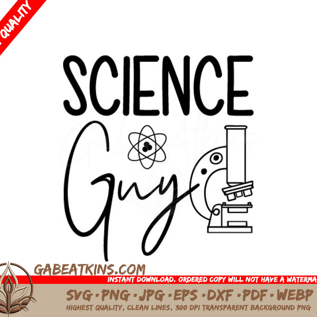 Science Guy Microscope SVG – Gabe Atkins Designs