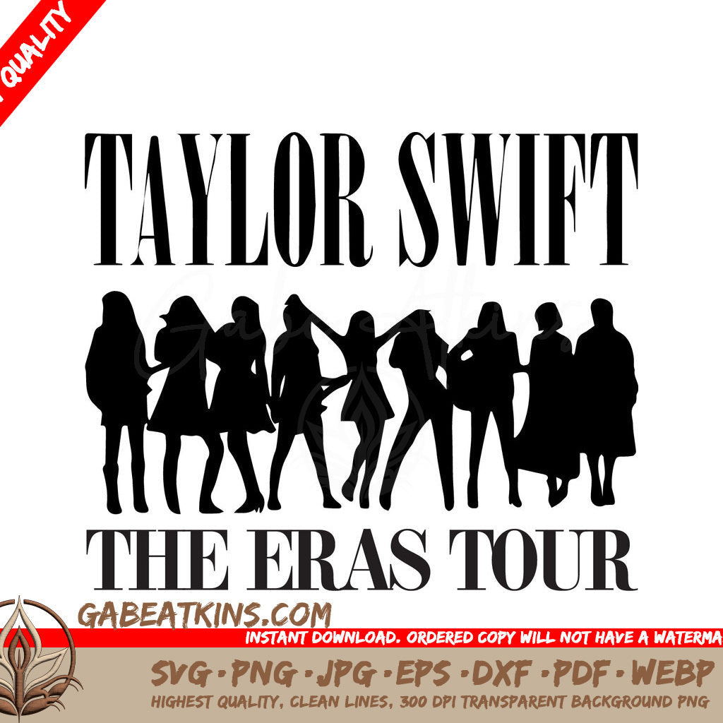 Taylor Swift SVG - The Eras Tour SVG | An SVG Design For Taylor Swift ...