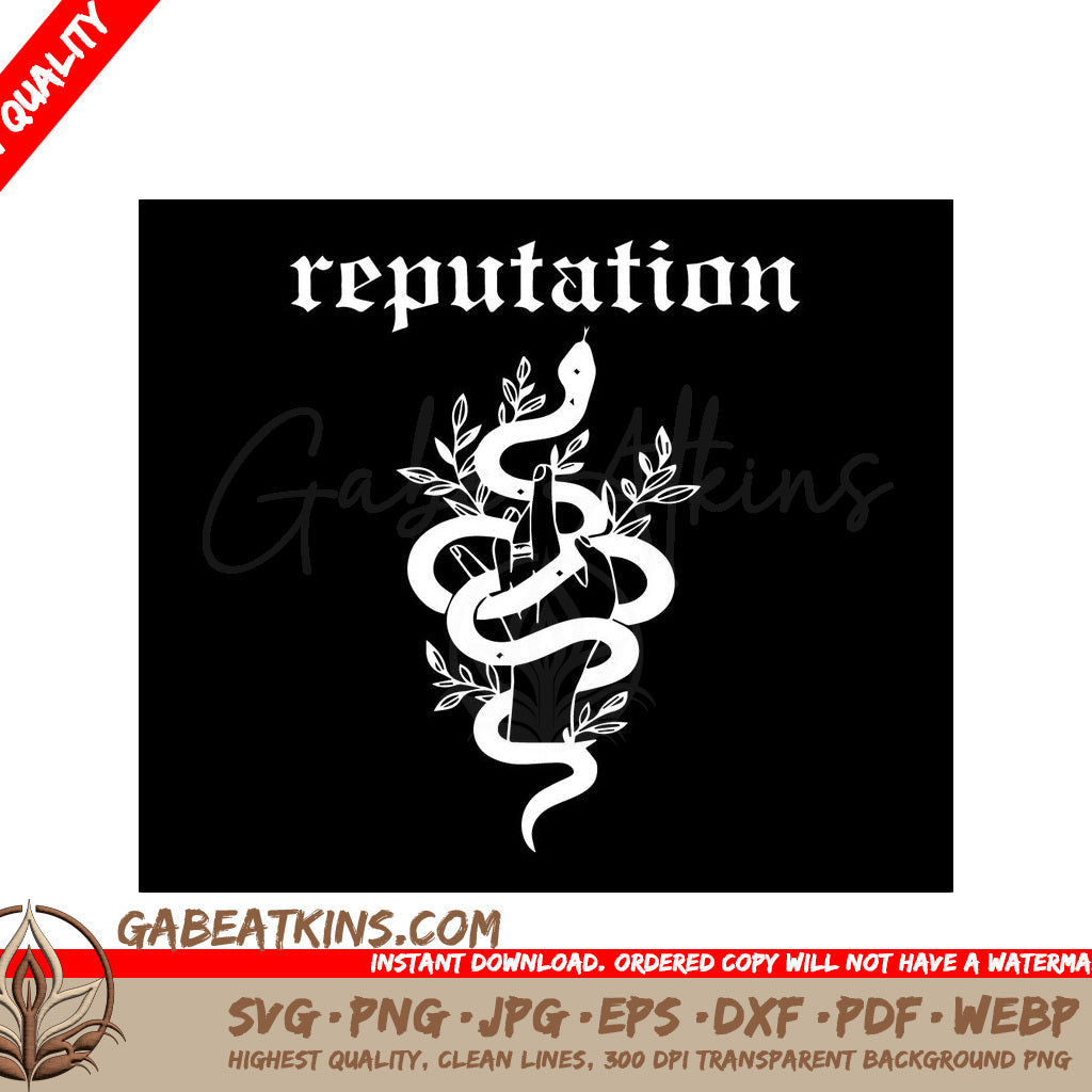 Taylor Swift SVG, Reputation Snake SVG | A Hand With A Snake Around It ...